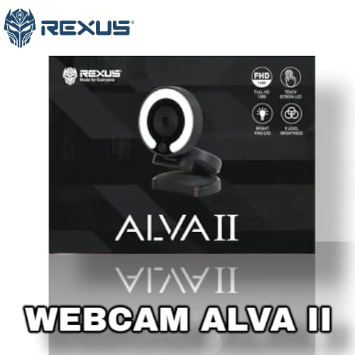 Jual WEBCAM REXUS ALVA II SW-RX03 1080P - Webcam - Alnect Komputer Webstore